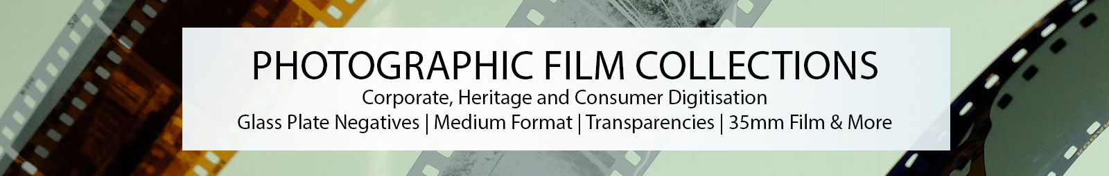 Photographic Film Digitisation Services | High quality scans of film ...